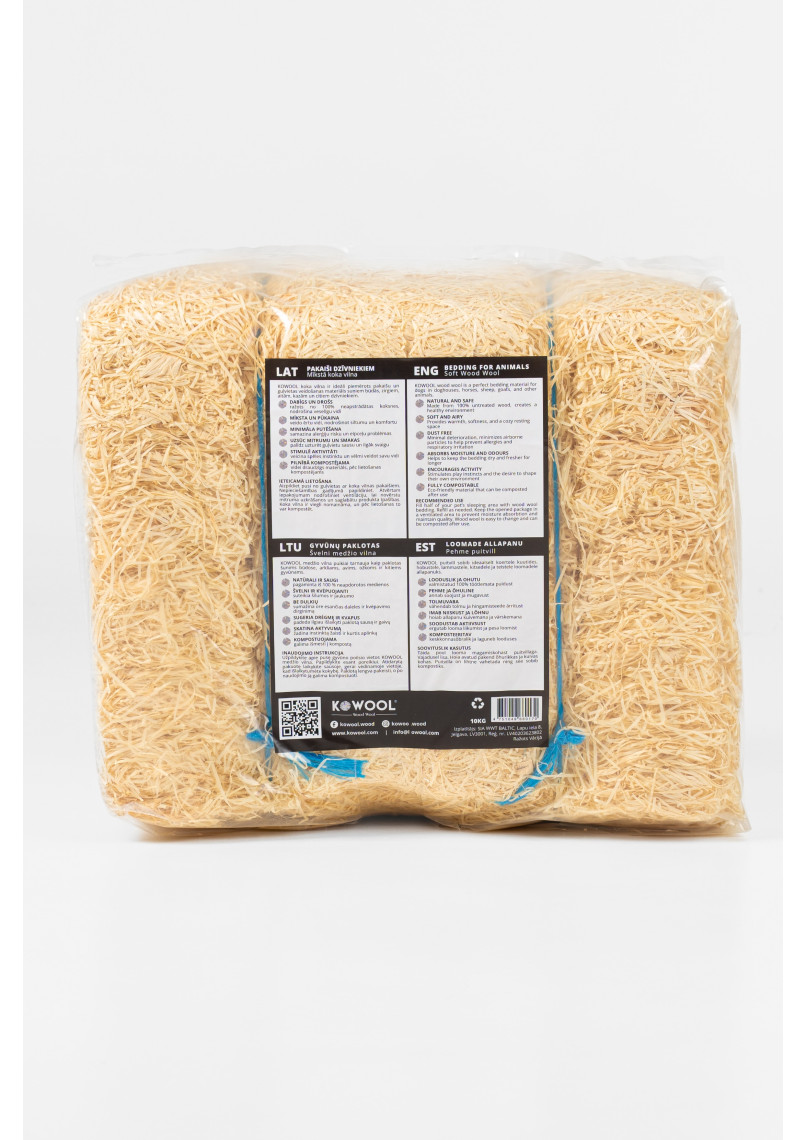 Soft Wood Wool Pet Bedding | KOWOOL